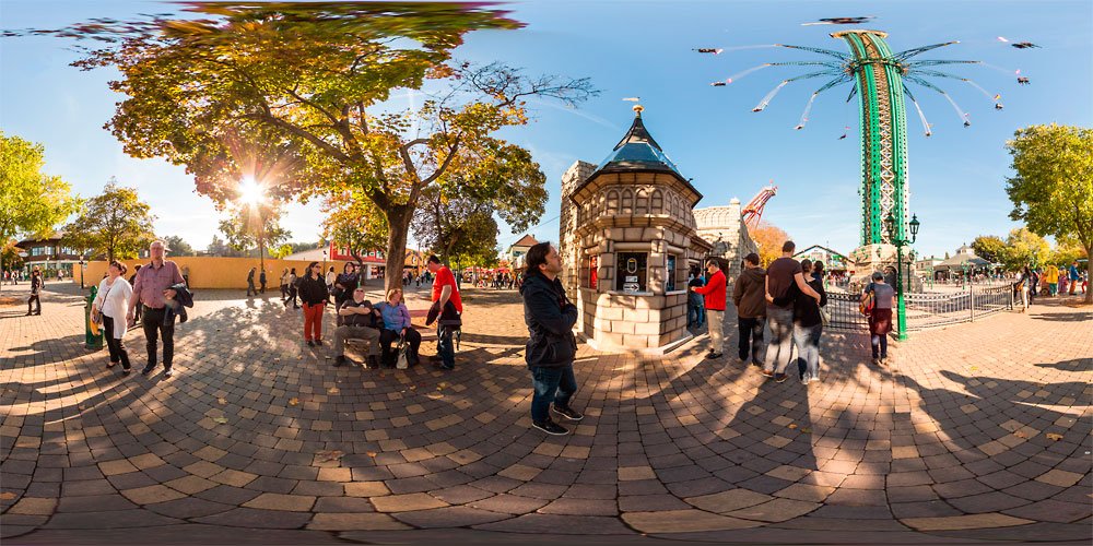 Wien: Prater - Prater Turm - 360-Grad-Panoramafoto - Panoramafotografie ...