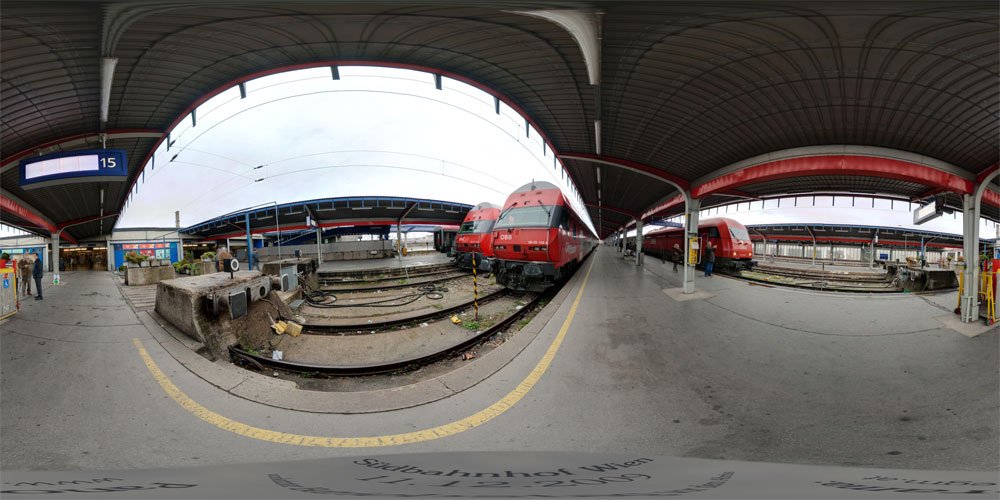Alter Südbahnhof - Am Bahnsteig 15 - 360-Grad-Panoramafoto ...