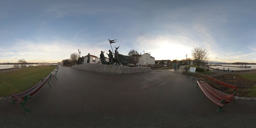Niederösterreich - Tulln: Rathaus & Nibelungenbrunnen - 360-Grad ...