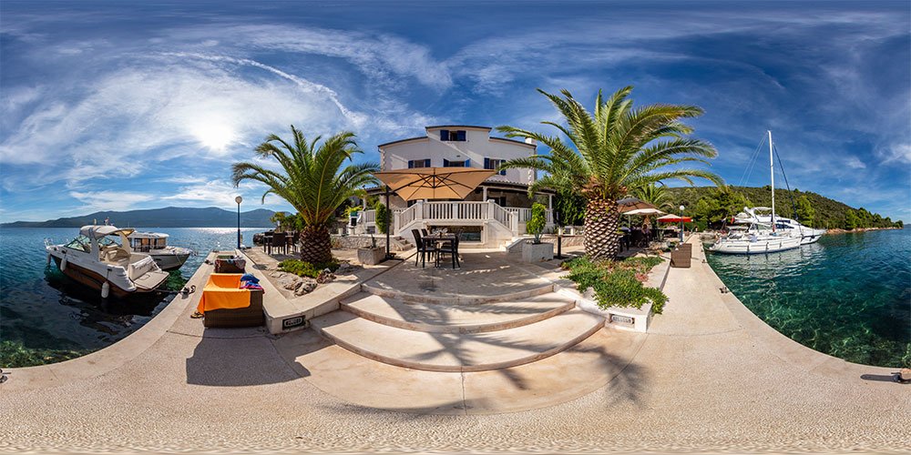 Kroatien - Rava: Villa Rava - 360-Grad-Panoramafoto ...